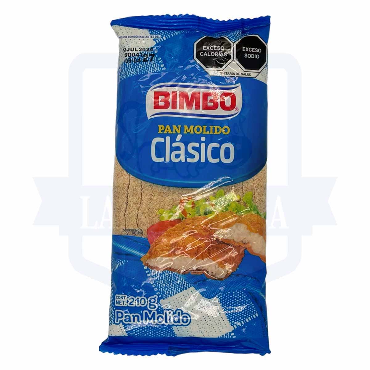 Pan bimbo molido. – Cremerias La Higiénica